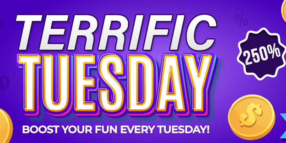 Bingo Bonus Every Tuesday at CyberBingo - Win up to 500% Bonus